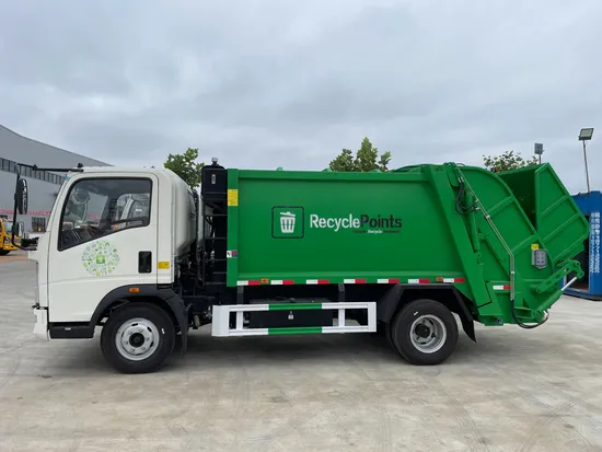 Camión compactador hidráulico de basura compactada de 10 cbm. | Camión ...